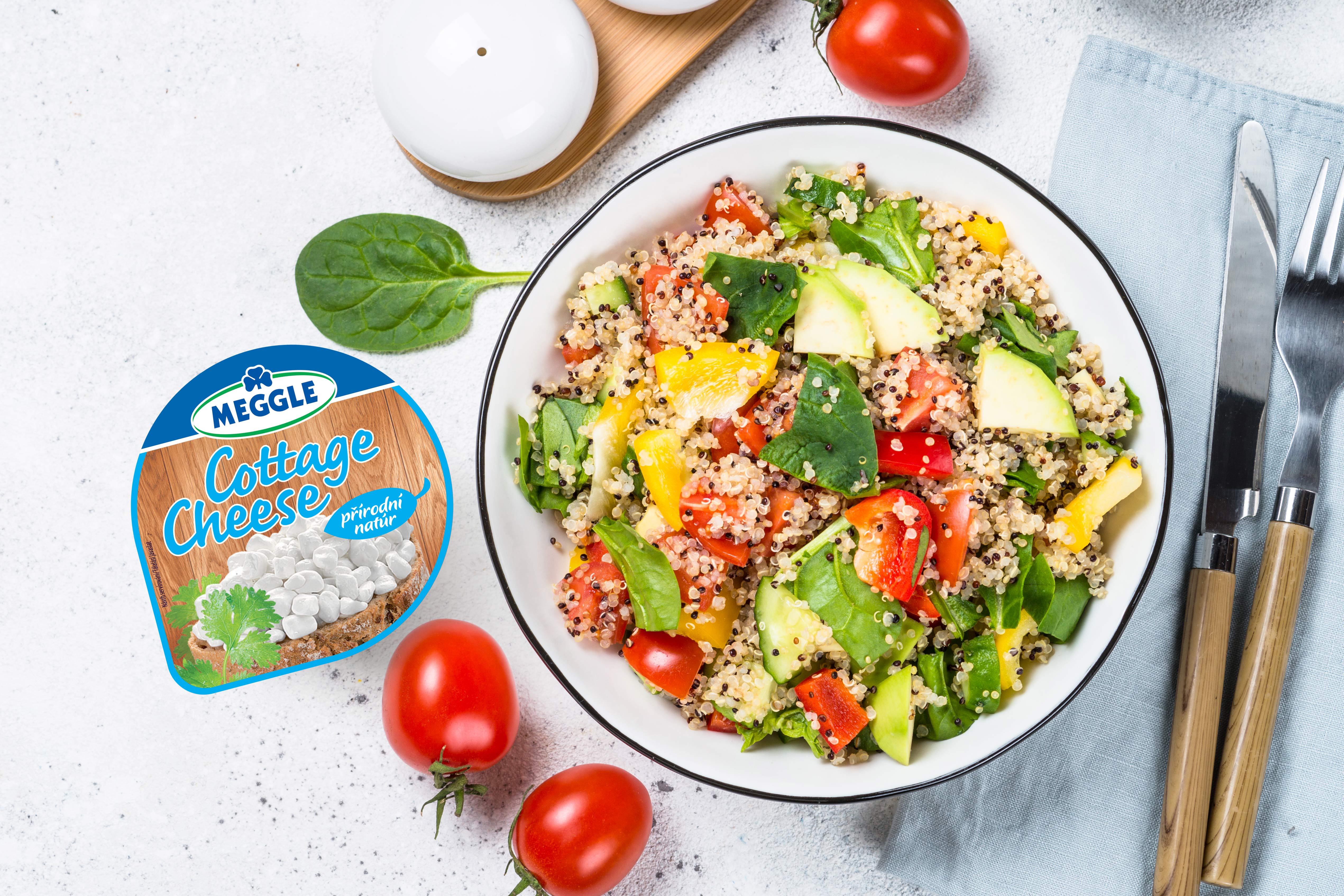 Bulgur salát s Cottage Cheese | Meggle