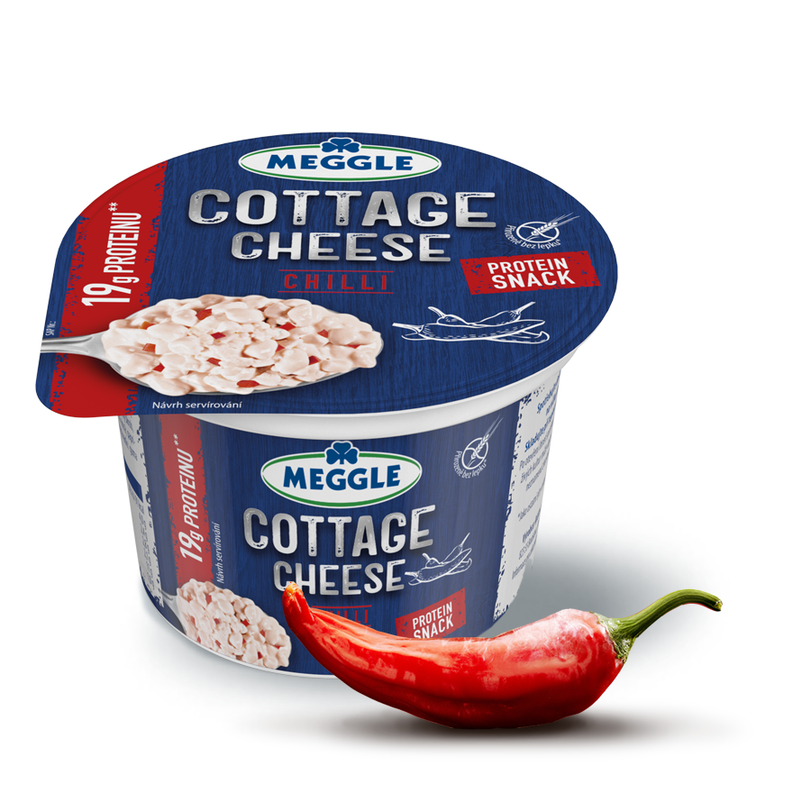 Cottage Cheese Chilli 180 g | Meggle